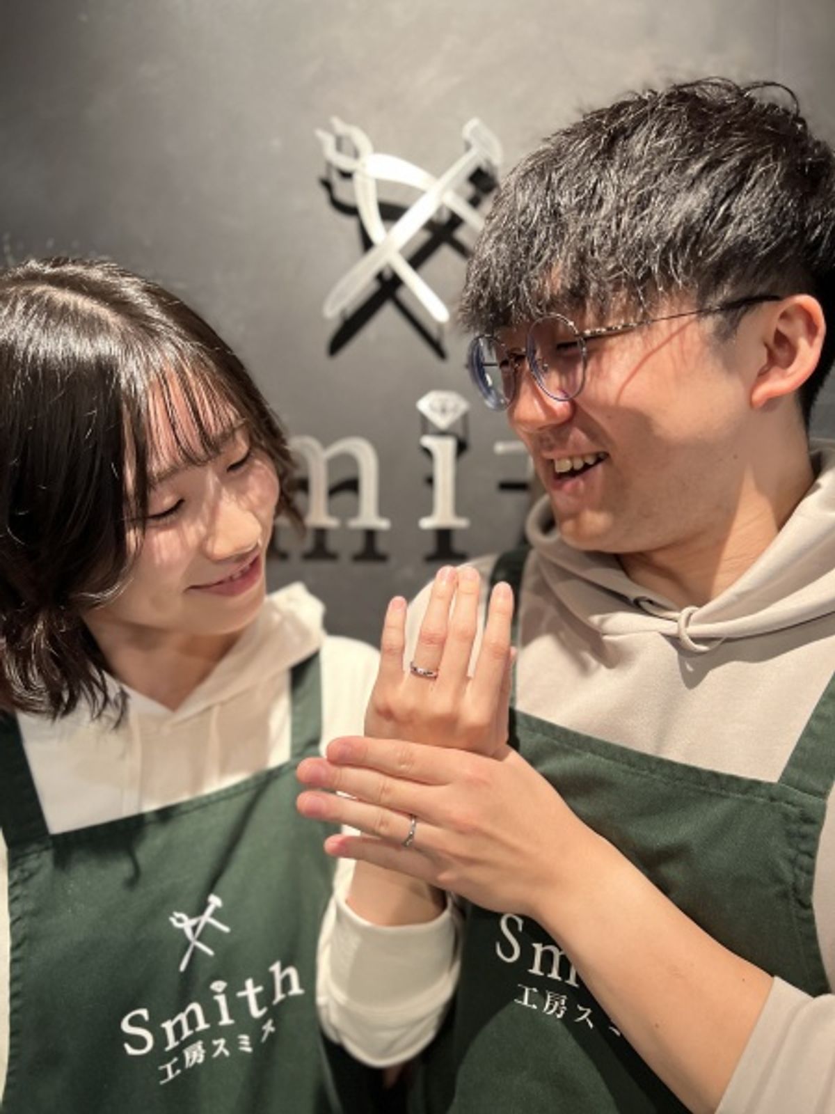 K様 ご夫妻【Smith(工房スミス)札幌店】指輪を1から作れる機会があまり…｜ 結婚指輪・婚約指輪の口コミならRingraph