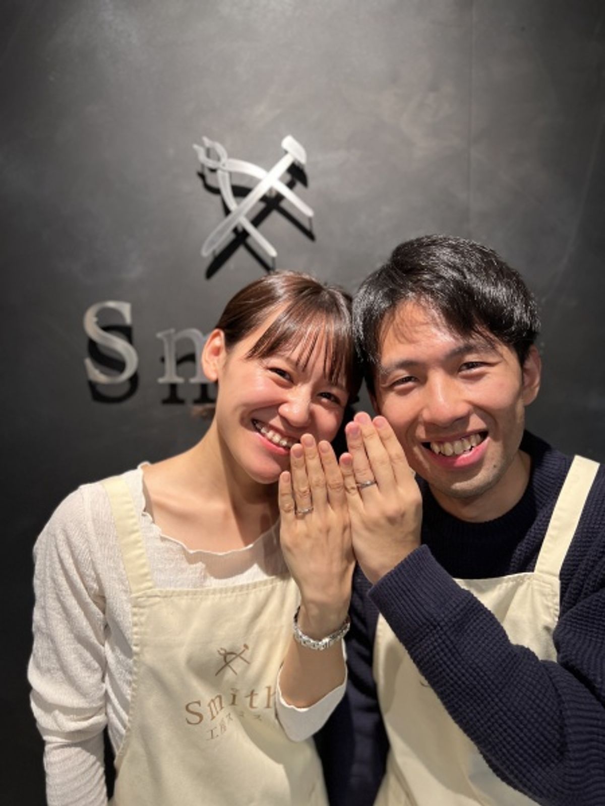 H様 ご夫妻【Smith(工房スミス)札幌店】丁寧に教えていただきながら楽し…｜ 結婚指輪・婚約指輪の口コミならRingraph