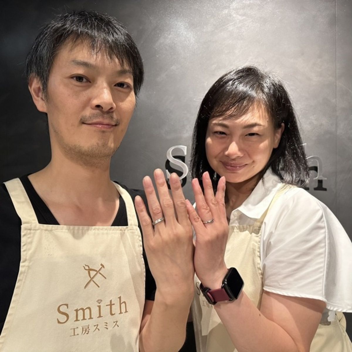 Y様 ご夫妻【Smith(工房スミス)札幌店】作った時間と共に大切にずーっと…｜ 結婚指輪・婚約指輪の口コミならRingraph