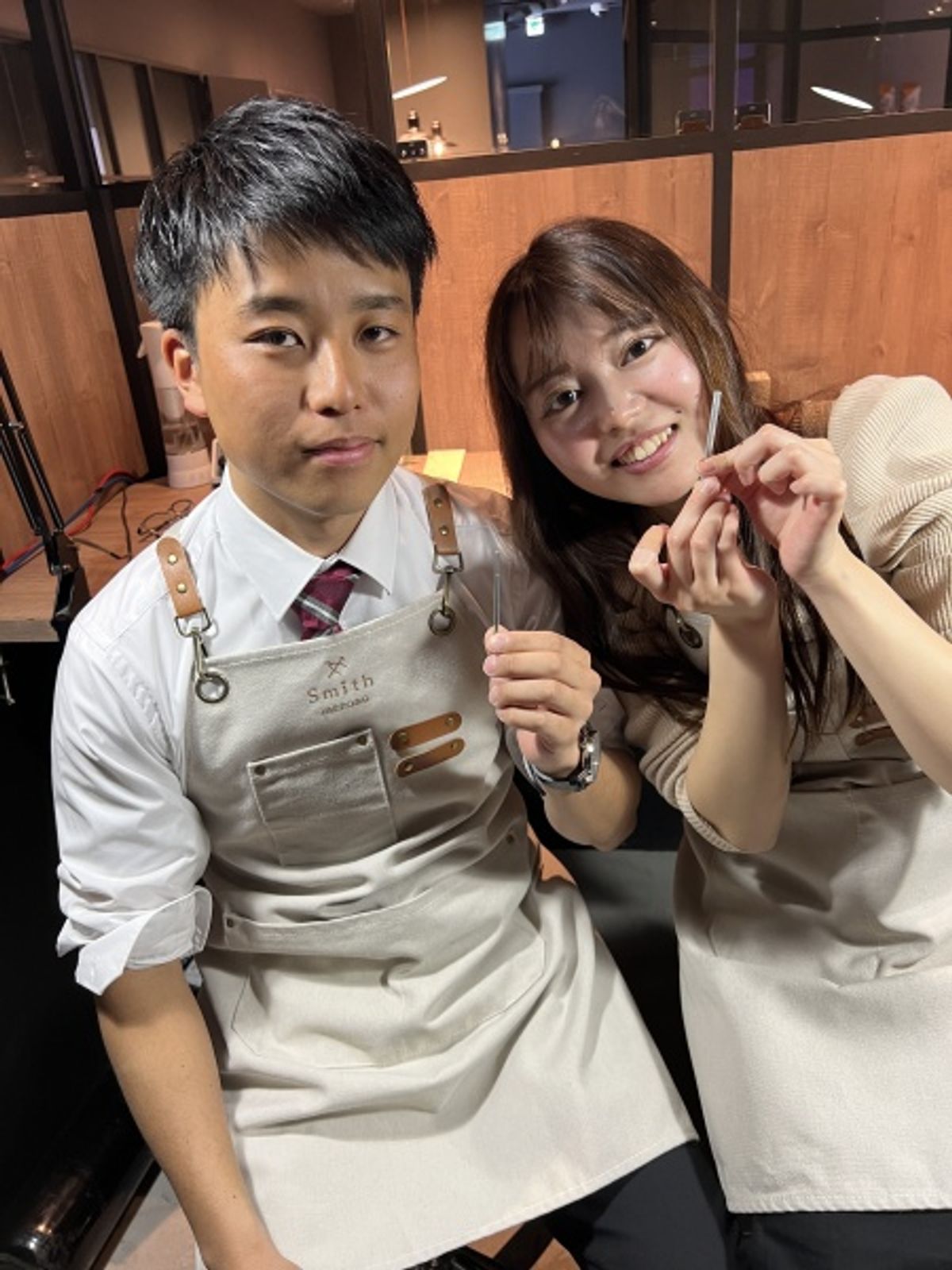 M様 ご夫妻【Smith(工房スミス)札幌店】M様【2人でリングを作れてとても…｜ 結婚指輪・婚約指輪の口コミならRingraph