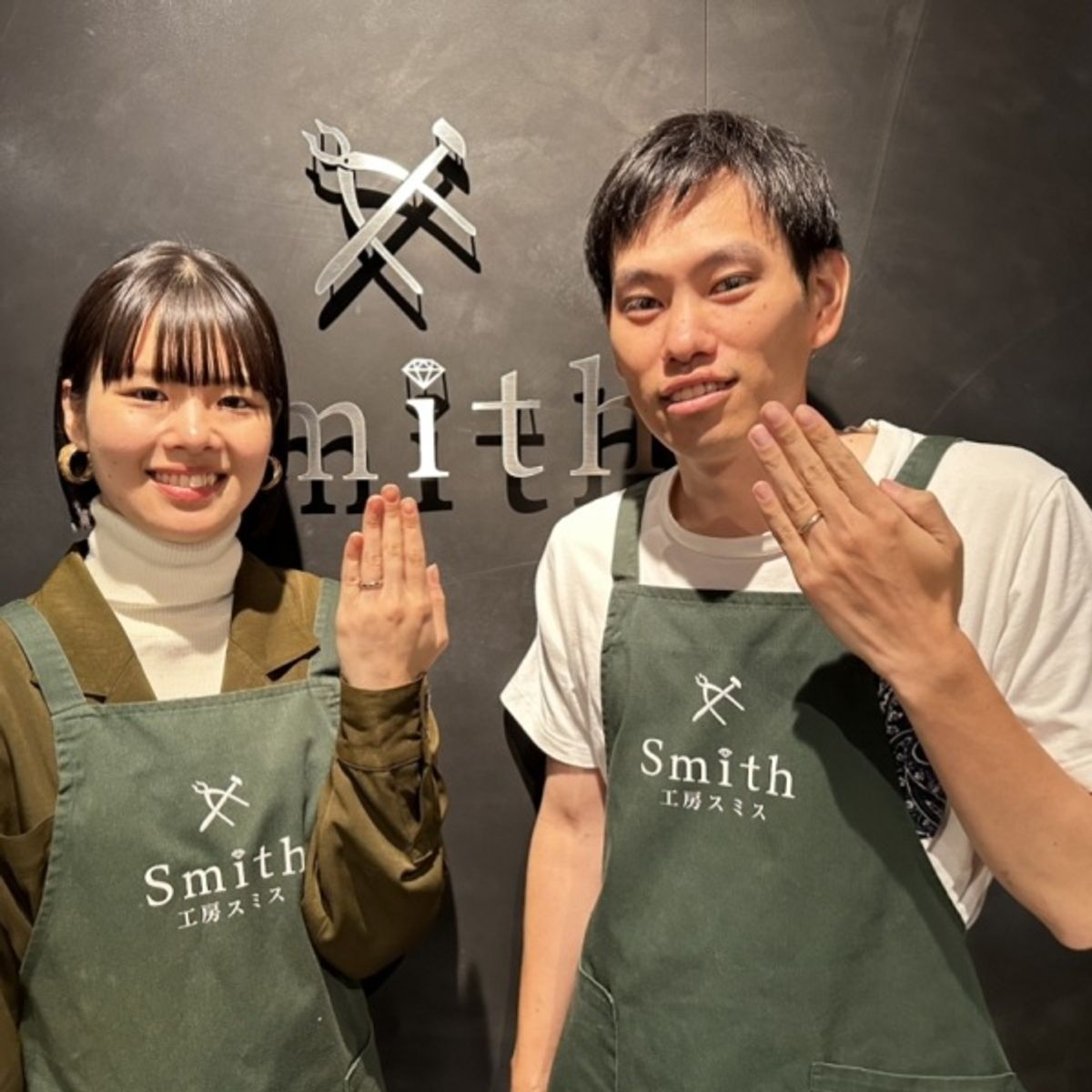 S様 ご夫妻【Smith(工房スミス)札幌店】スタッフさんの丁寧なサポートの…｜ 結婚指輪・婚約指輪の口コミならRingraph
