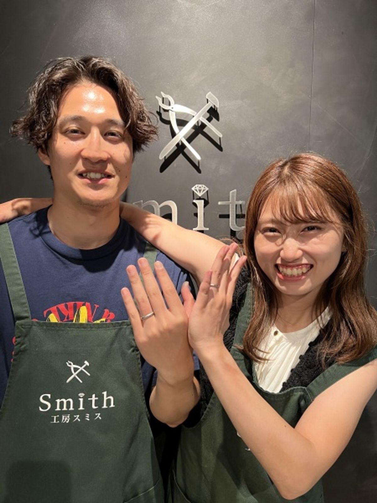 I様 ご夫妻【Smith(工房スミス)札幌店】初めての指輪作りで緊張しました…｜ 結婚指輪・婚約指輪の口コミならRingraph