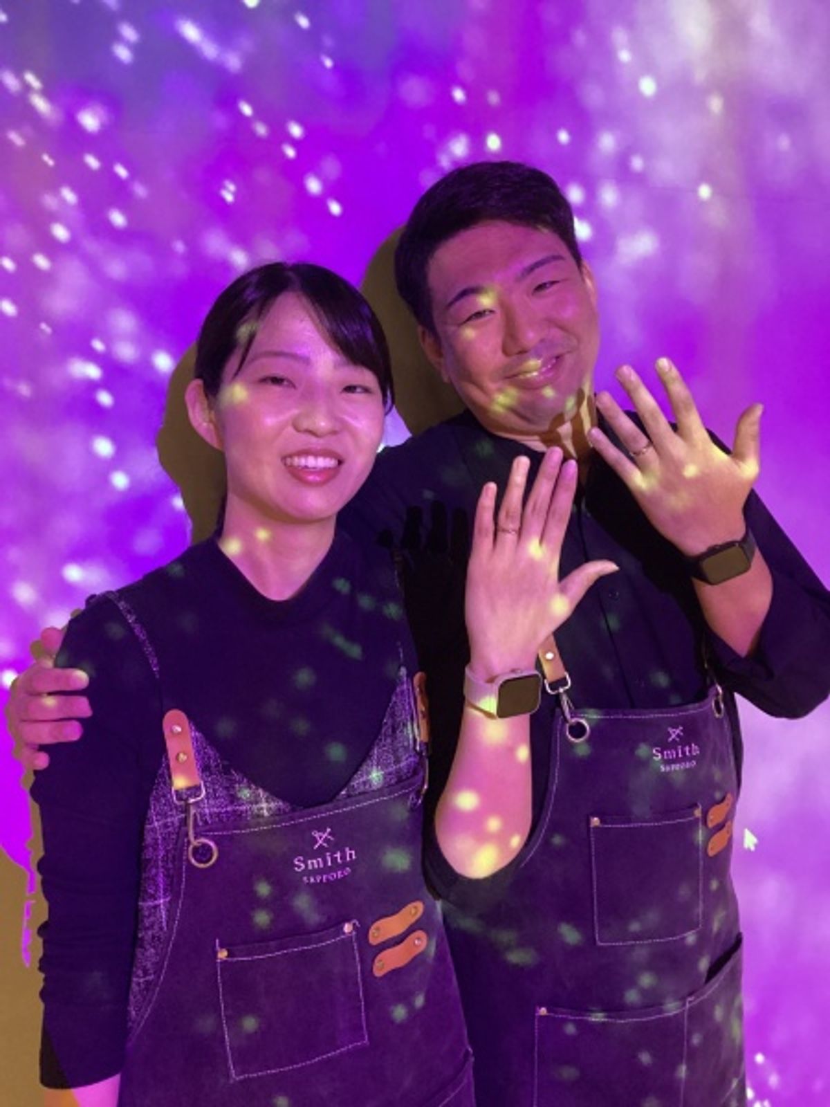 U様 ご夫妻【Smith(工房スミス)札幌店】U様【思っていた以上に満足いく形…｜ 結婚指輪・婚約指輪の口コミならRingraph