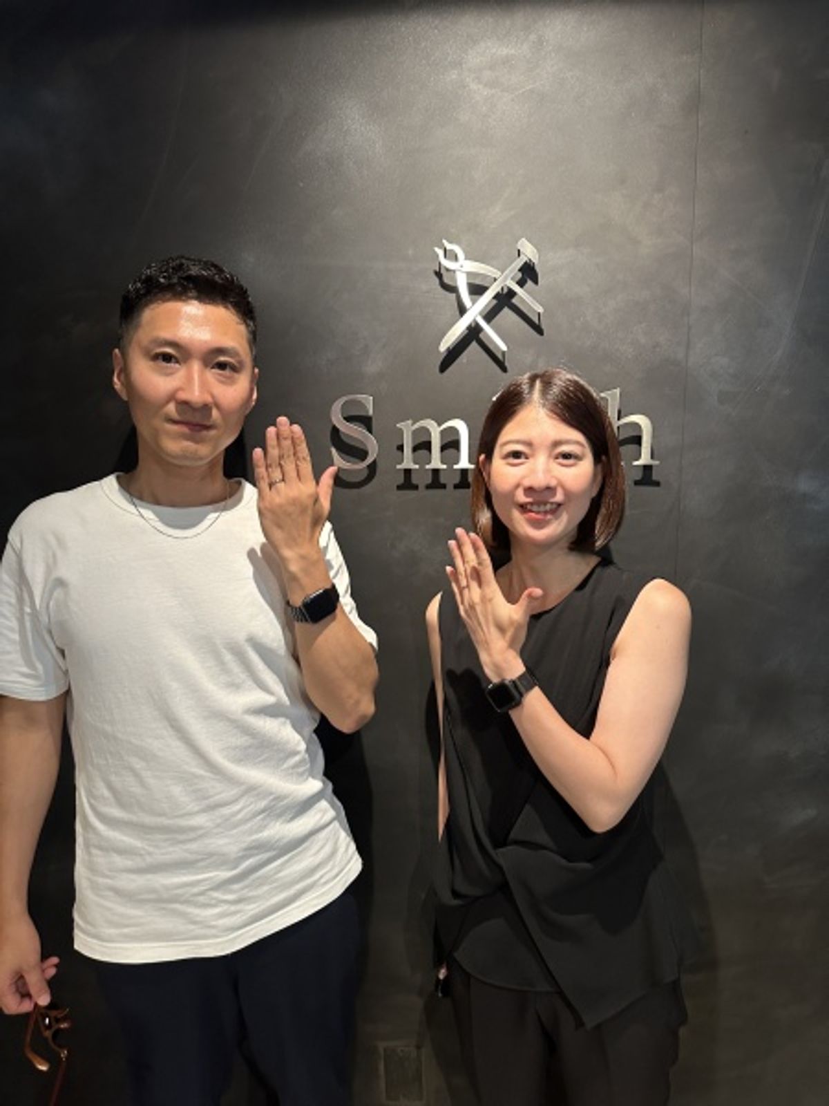 K様 ご夫妻【Smith(工房スミス)札幌店】これから一生身に付けるであろう…｜ 結婚指輪・婚約指輪の口コミならRingraph