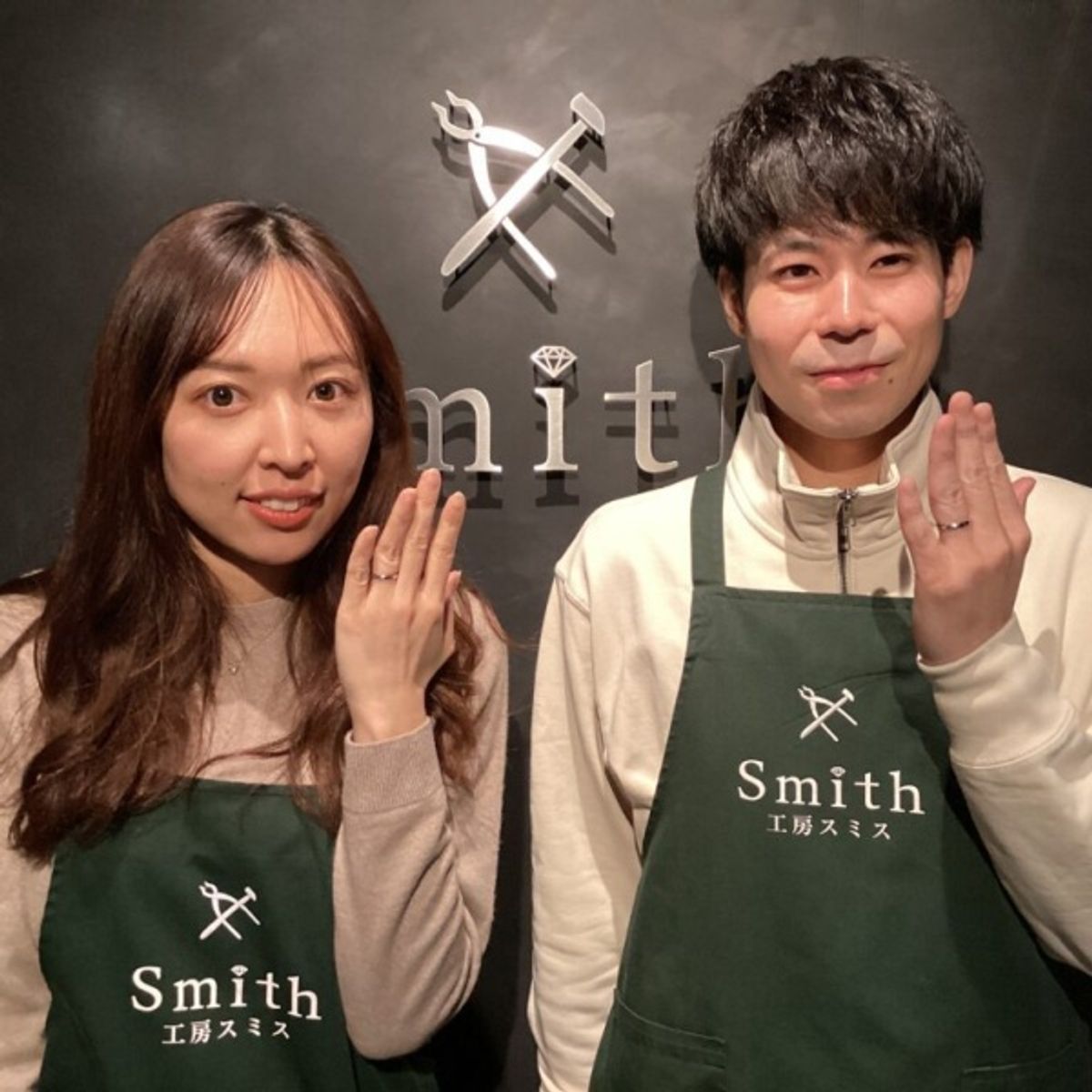 K様・M様【Smith(工房スミス)札幌店】【素敵な指輪を作ることができました…｜ 結婚指輪・婚約指輪の口コミならRingraph