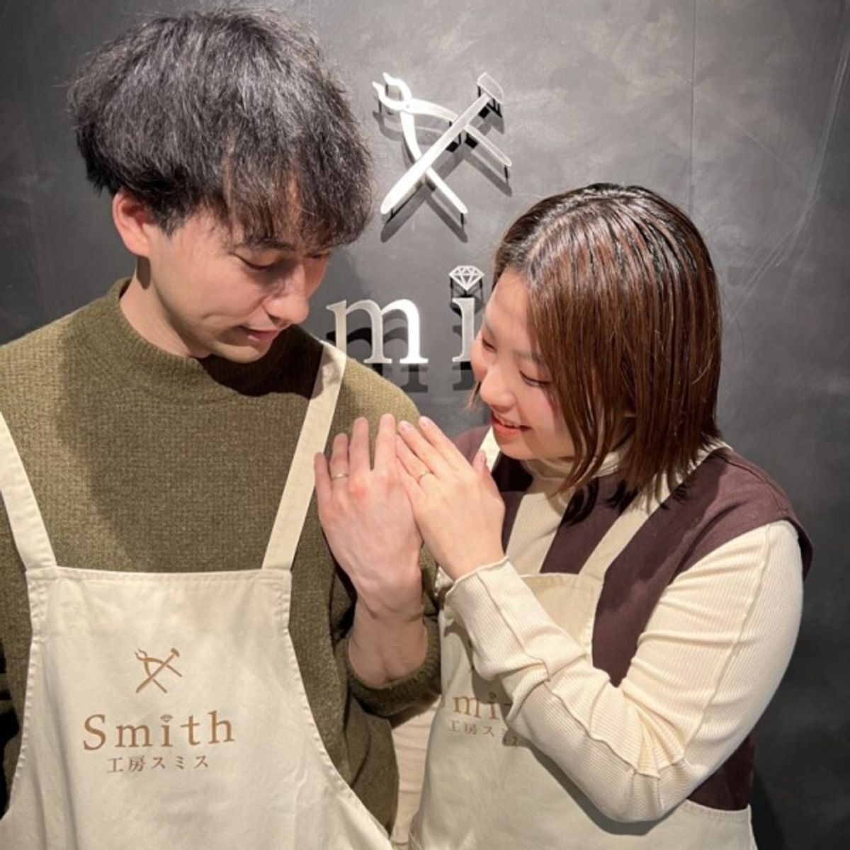 Y様・N様【Smith(工房スミス)札幌店】【全部が楽しかった】｜ 結婚指輪・婚約指輪の口コミならRingraph