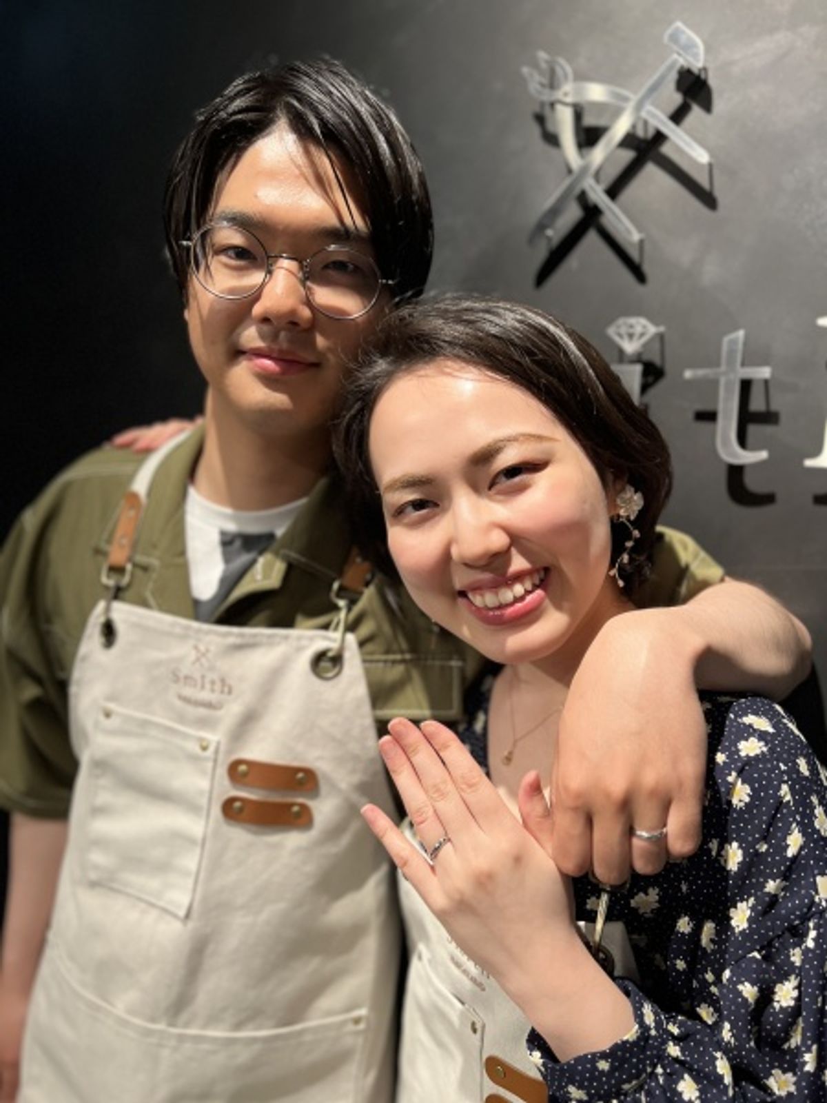 S様 ご夫妻【Smith(工房スミス)札幌店】S様【記憶と形に残る共同作業がで…｜ 結婚指輪・婚約指輪の口コミならRingraph