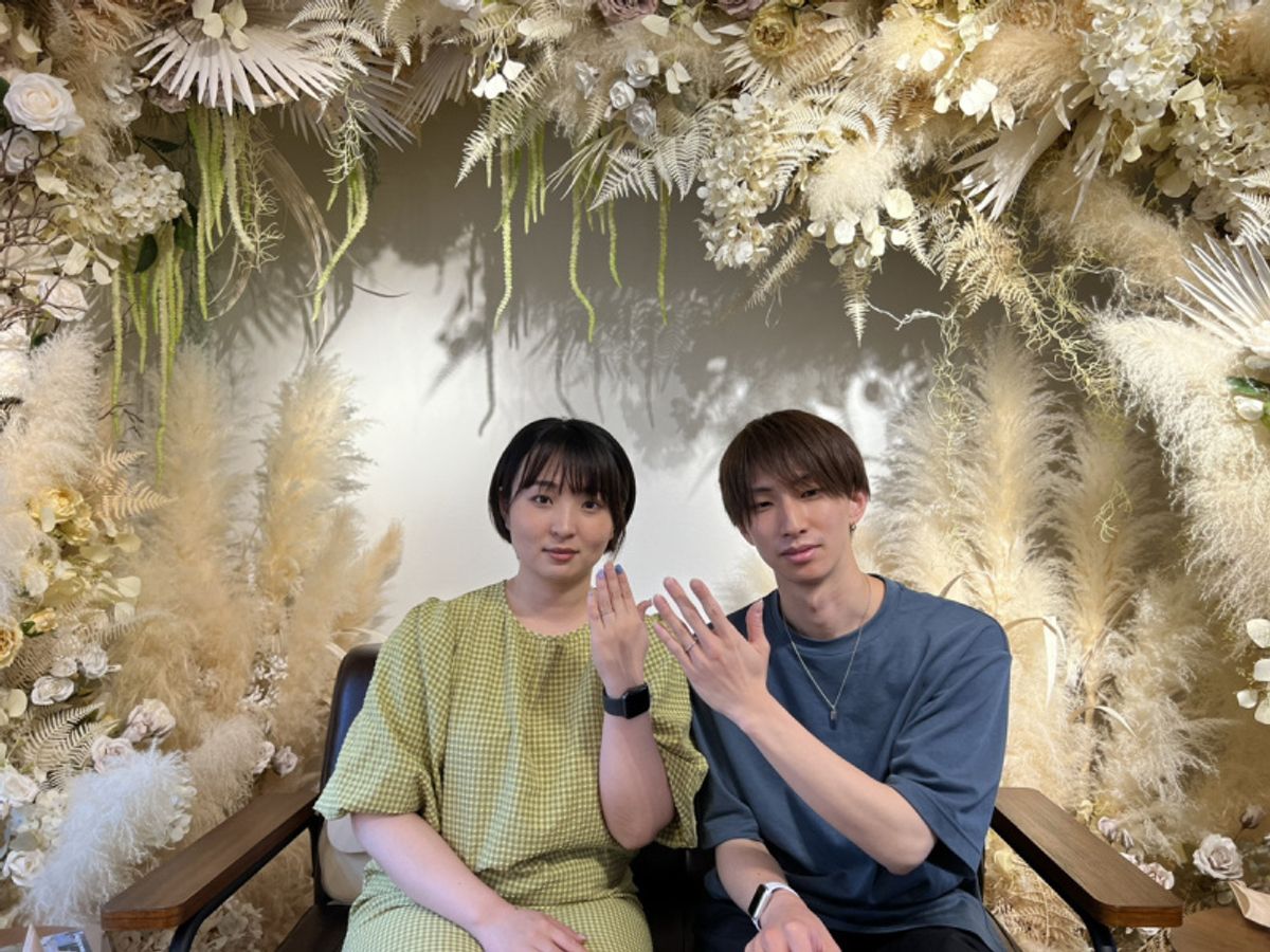 I様 ご夫妻【icci代官山】自分達の希望通りの指輪が作れて良かったです。…｜ 結婚指輪・婚約指輪の口コミならRingraph