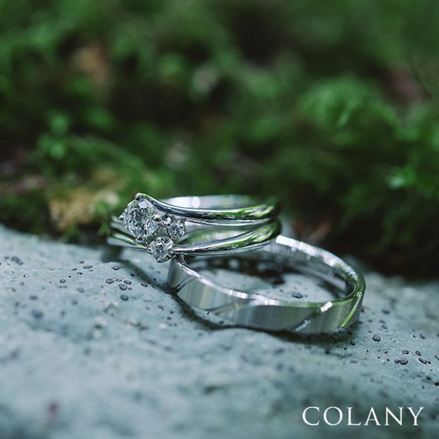 TWINKLE BRIDE トゥインクルブライド [セットリング] COLANY(コラニー)｜ 結婚指輪・婚約指輪の口コミならRingraph