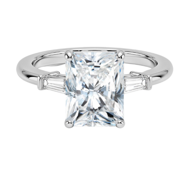 Kate ラディアントテーパードバゲットサイドストーンリング | ラボグロウンダイヤモンド/ダイヤモンド 婚約指輪 [婚約指輪] DIALLURE(ディアリュール)｜ 結婚指輪・婚約指輪の ...