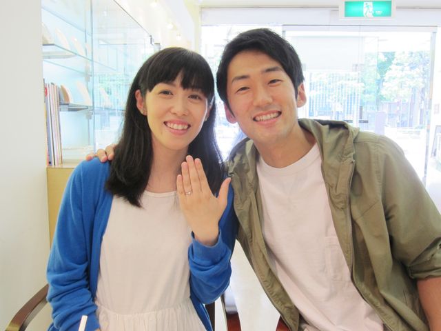 【K夫妻】「大切にしたい指輪に会えました」COLANY(コラニー)｜Ringraph(リングラフ)
